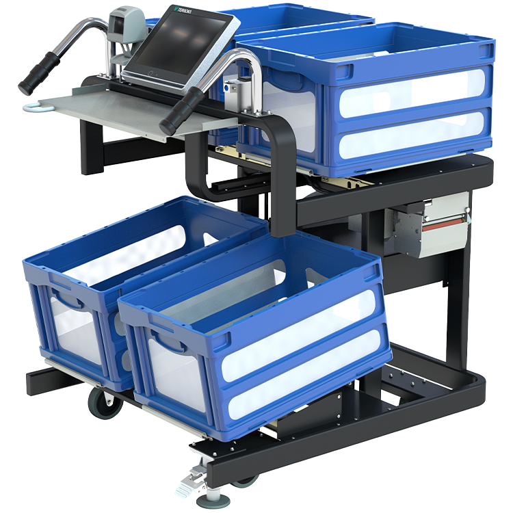 KI-Kommissionierwagen | Kommissionierwagen mit integrierten Waagen ...