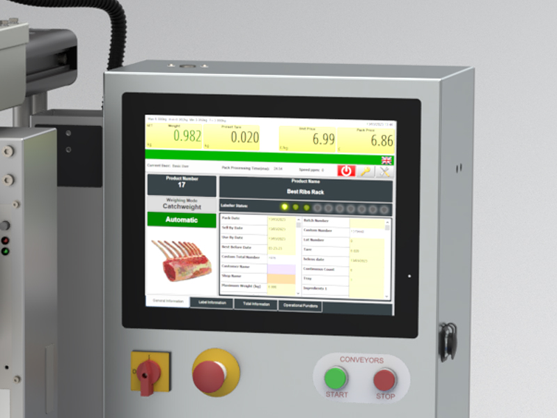 HI-700II | High Speed Dynamic Weigh Price Labeler | 식품 업계 | DIGI