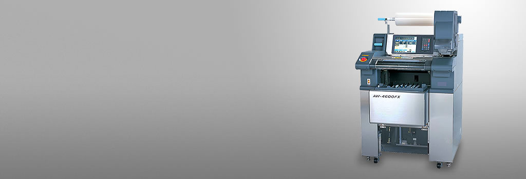 AW-4600FX | Semi-automatic weigh-wrap-label system with flexible ...